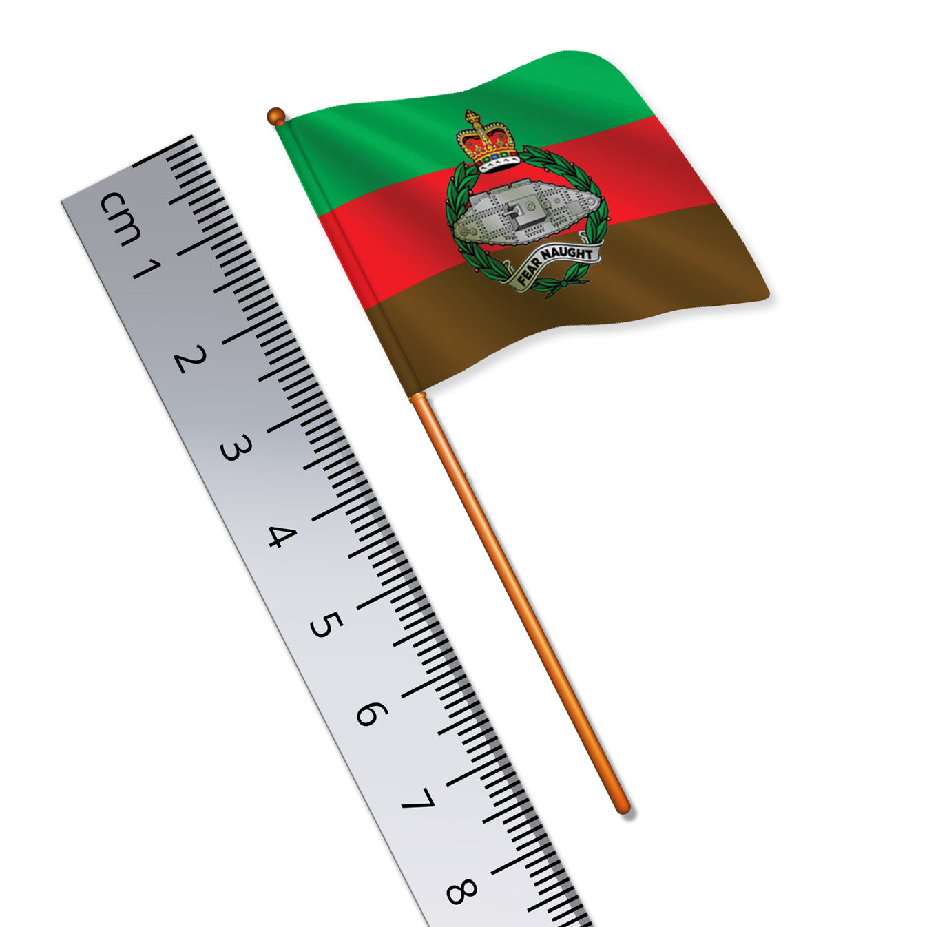 British Royal Tank Regiment Flag (1:32 Scale Toy Soldier Flag ...