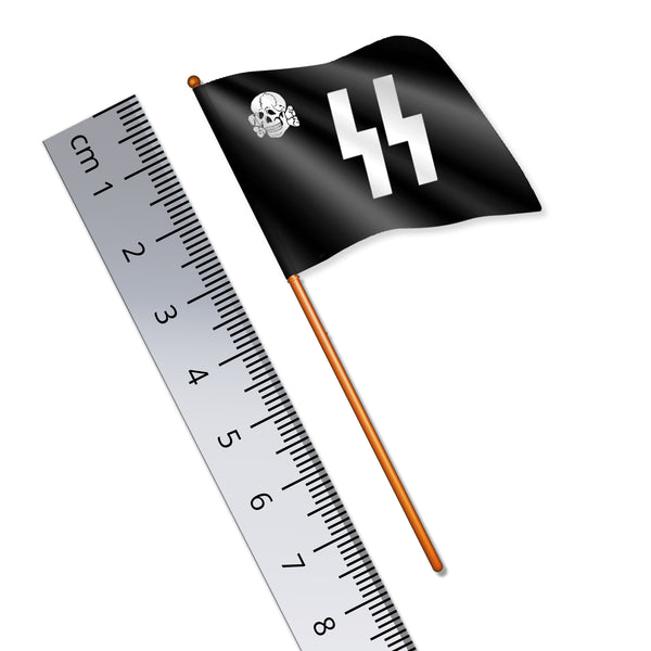 German SS 'Schutzstaffel' Flag, WWII (1:32 Scale Toy Soldier Flag ...