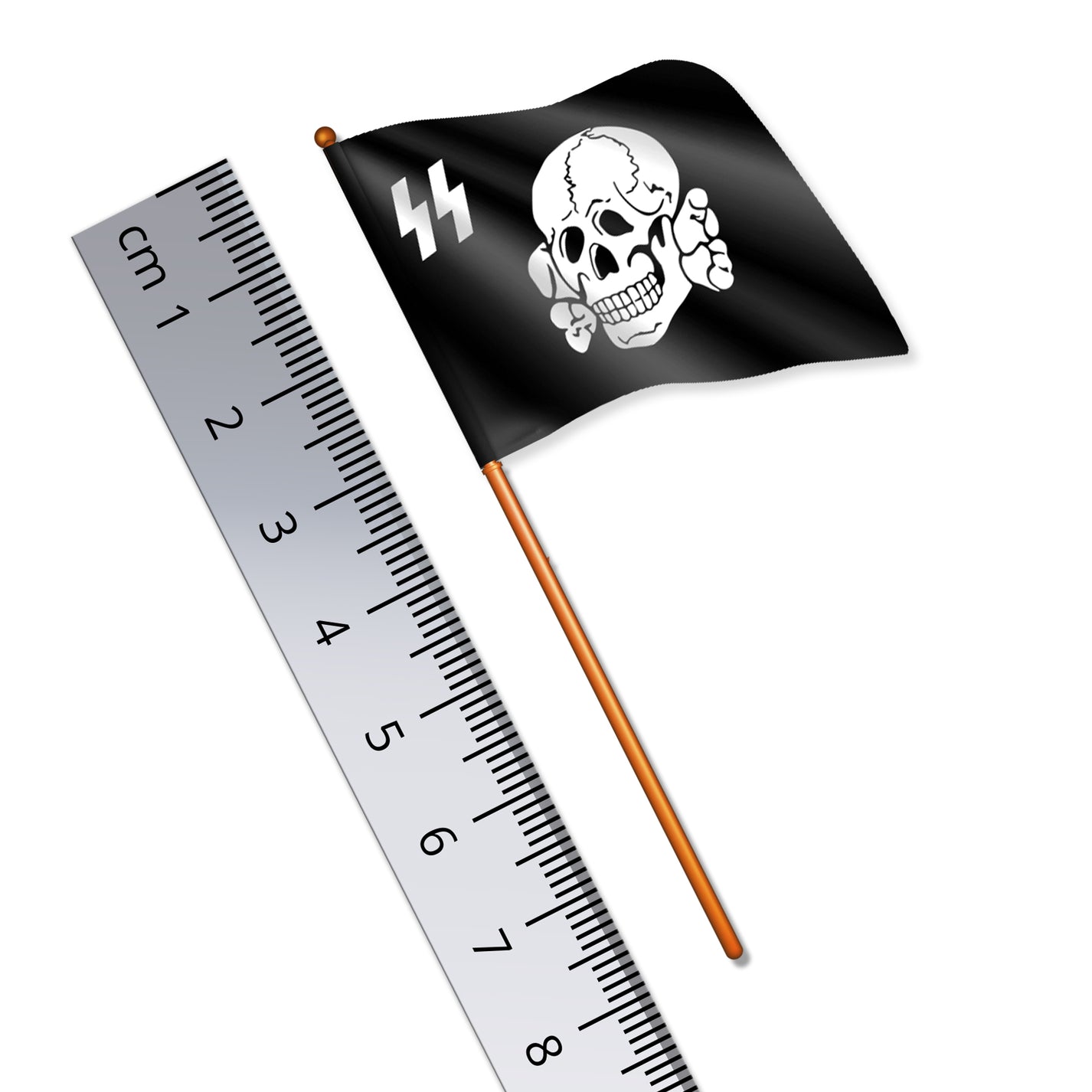 German 3rd SS Panzer Division 'Totenkopf' Flag (1:32 Scale Toy Flag ...