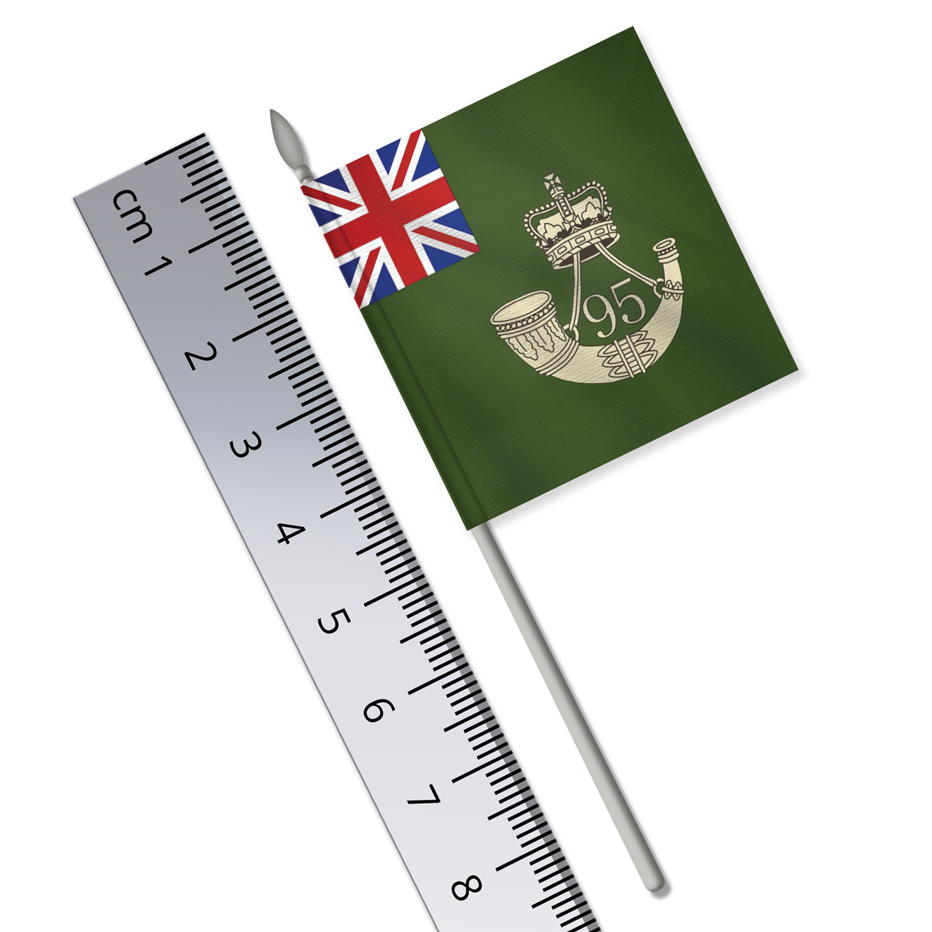 British 95th Rifles Flag, Napoleonic Wars (1:32 Scale Toy Flag ...