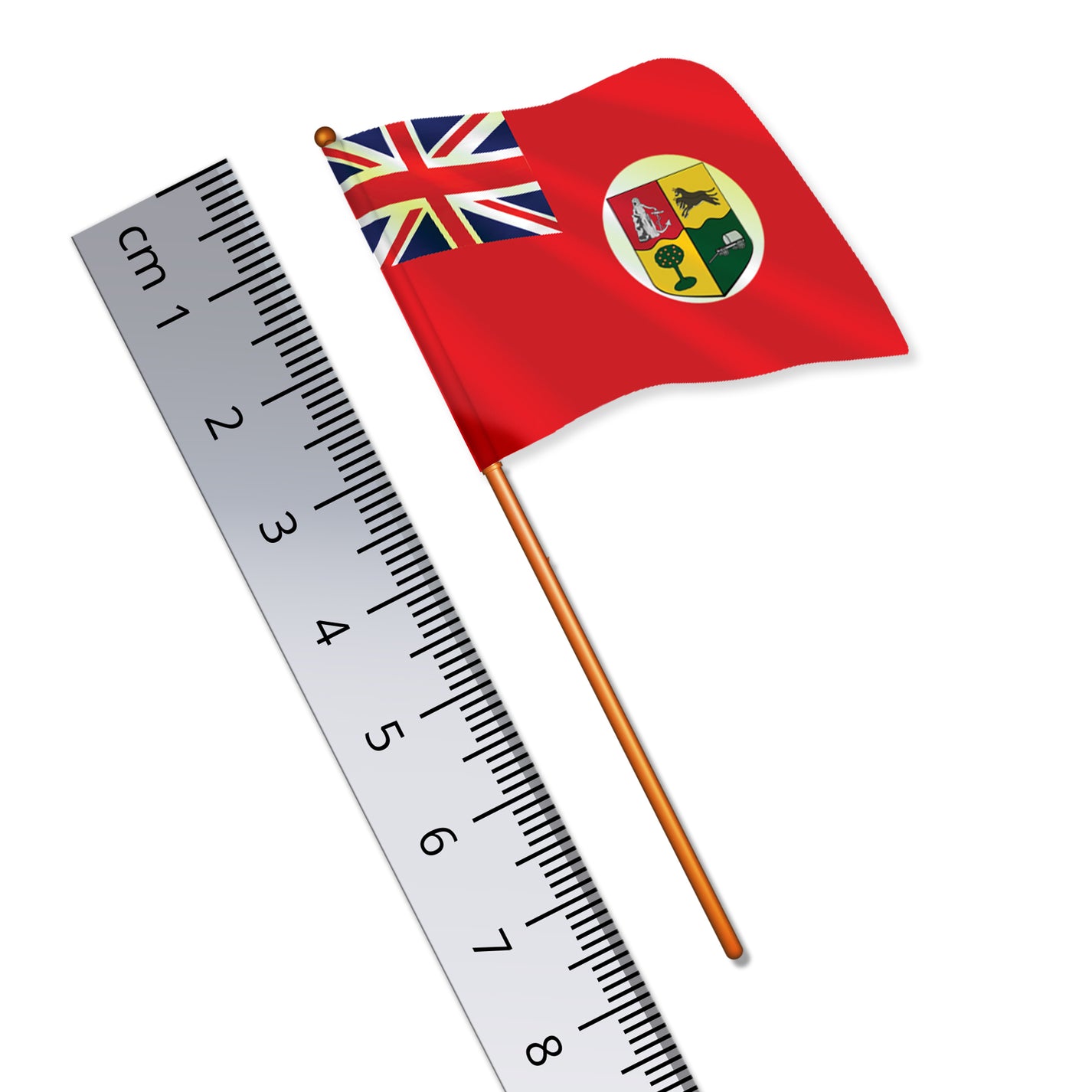 South Africa Red Ensign, World War I (1:32 Scale Toy Soldier Flag ...